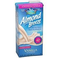 Amazon.com: Blue Diamond Vanilla Almond Breeze Unsweetened 32 Oz (Pack ...