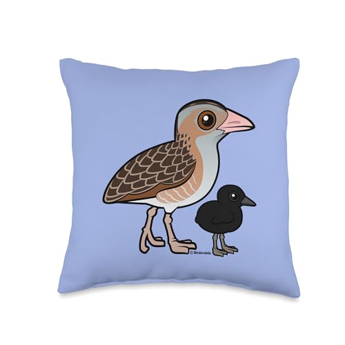 Cute Corn Crake by Birdorable