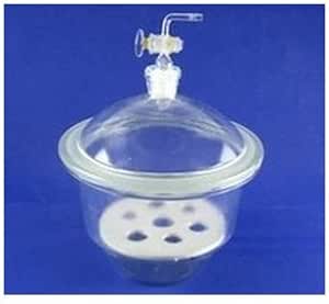GOWE 350mm Vacuum White Glass Desiccator jar lab dessicator Dryer ...