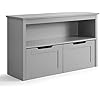 Amazon.com: CAPHAUS Toy Storage Organizer with 2 Wheeled Drawers, Grey ...