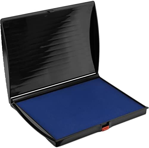 Amazon.com: Extra Large Premium Blue Ink Stamp Pad - 5" by 7" - Quality ...