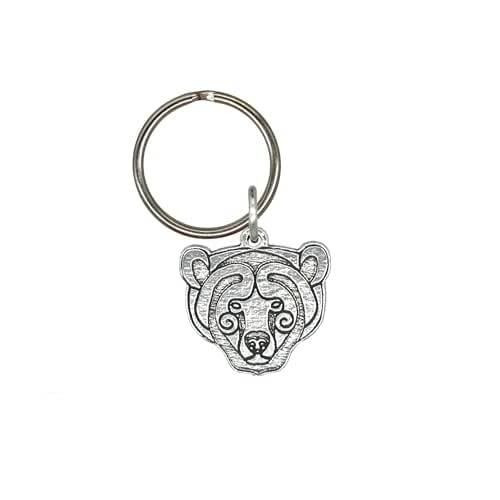 Amazon.com: Bear Head Keychain, G106KC, 1 1/4 inch, Viking, Norse ...