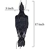 Amazon.com : Etistta 17 inch Realistic Hanging Dead Crows Decoy ...