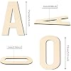 Amazon.com: Wooden Letters 6 Inch for Crafts, 72 Pcs Small Wood ...