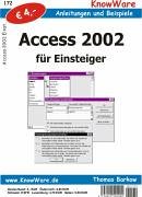 Amazon.co.jp: Access 2003/2002, Basics fuer Einsteiger. Anleitungen und Beispiele : Barkow ...