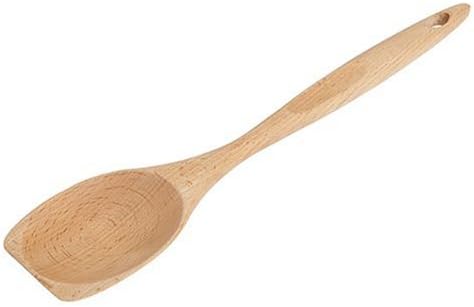 Amazon.com: Mario Batali 13-Inch Flat End Spoon, Solid Beechwood ...