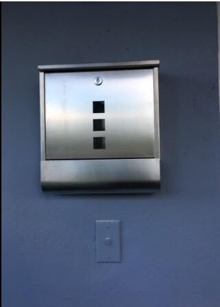 Wall Mounted Security Mailboxes Letterbox, Stainless Steel Home Use ...