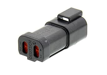 Amazon | TE(タイコエレクトロニクス_ ドイチェ) DT04-4P-CE03_10個入り_DTシリーズ_ピンコンタクト用ハウジング | 角型コネクタ | 産業・研究開発用品 通販