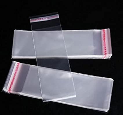 Self Adhesive Resealable BOPP Clear Plastic Envelope Pouch Bag 3.5"X10 ...