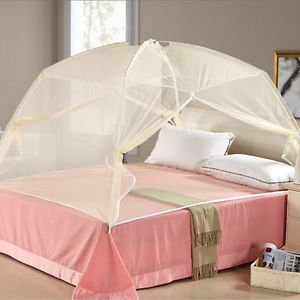 Buy Beige 1.8*2m Canopy Mosquito Midges Insect Net Outdoor Tent For ...