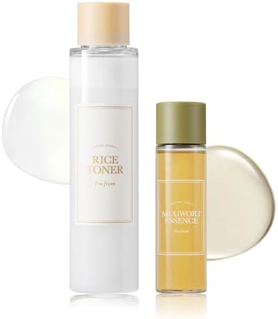 Amazon.com : I'm From Rice Toner 5.07 Fl Oz + Mugwort Essence 1.01 Fl ...