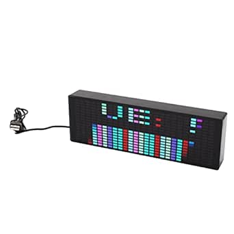 Amazon.com: Music Spectrum Display, Music Spectrum Analyzer 5V Accurate ...