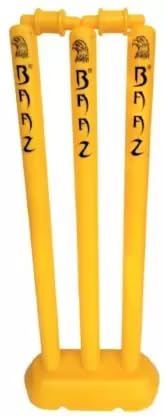 Buy Baaz Toys Cricket Set Bat Ball Stumps Stand Playing Outdoor and ...