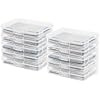 Amazon.com: IRIS USA 4" x 6" Photo Storage Box Craft Keeper Cases, 10 ...