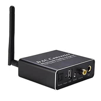 USB Interface DAC Audio Decoder Adapter Receiver Amplifier U-Disk ...