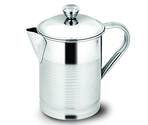 Buy SAGAR Stainless Steel Tea Pot Serving Jugs with Lid and Handle ...