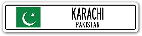 Amazon.com: Karachi, Pakistan Street Sign Pakistani Flag City Country ...