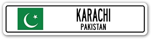 Amazon.com: Karachi, Pakistan Street Sign Pakistani Flag City Country ...
