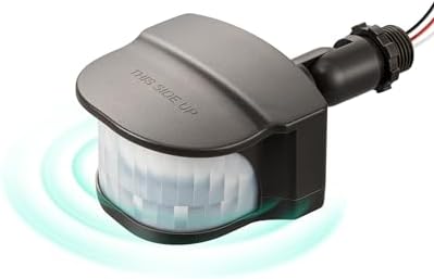 EDISHINE 240 Degree Motion Sensor, Replacement for Outdoor Lights, 3 ...
