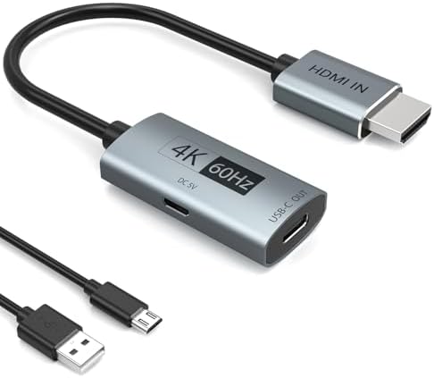 Amazon.com: JESWO HDMI Male to USB-C Female Cable Adapter, 4K 60Hz HDMI ...