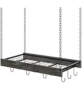 Amazon.com: CHOEZON Hanging Pot Rack, Ceiling Wall Mounted Pot Rack for ...