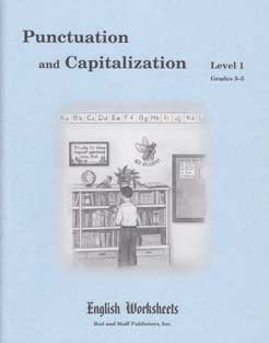 Punctuation and Capitalization English Worksheets Grades 3-5 (Level 1 ...