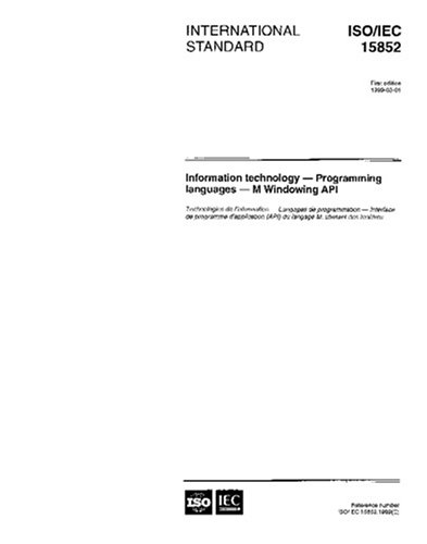 ISO/IEC 15852:1999, Information technology - Programming languages - M ...