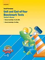 Unit Benchmark and End-of-Year Benchmark Tests Teacher's Manual Grade 1 ...