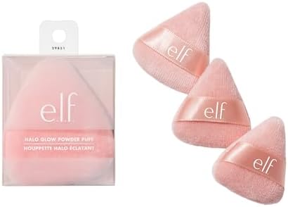 Amazon.com: e.l.f. Halo Glow Powder Puff Set, Includes Full-Sized ...