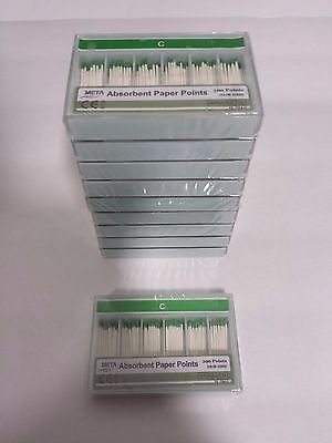 Bulk Dental Paper Points Coarse 10x Of 200/pk (2000 Total Pieces ...