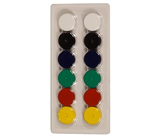 Amazon.com: Magna Visual Assorted High Energy 3/4" Ceramic Circle ...