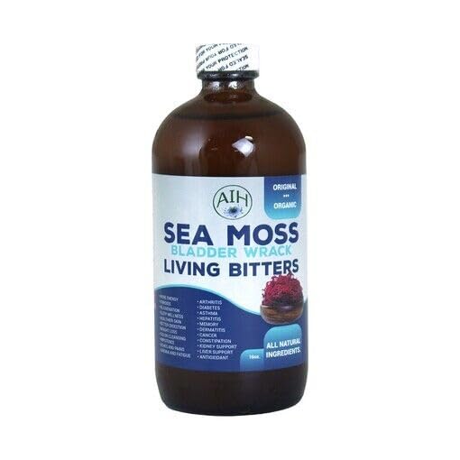 Amazon.com : Sea Moss with Bladderwrack, Sea Moss Drops, Sea Moss Drink ...