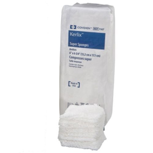 Amazon.com: Covidien 1167 Kerlix Super Sponges, Medium, 6" x 6-3/4 ...