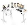 Amazon.com: Mr IRONSTONE L Shaped Electric Standing Desk, 59 x 47 Inch Height Adjustable Desk ...