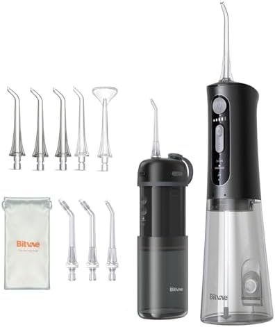 Amazon.com: Bitvae Cordless Water Dental Flosser & Portable Mini Water ...