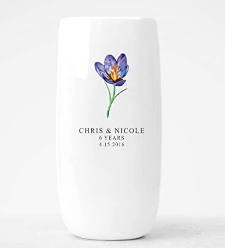 Amazon.com: Personalized Ceramic Vase, Custom Gift For Couple, Unique ...