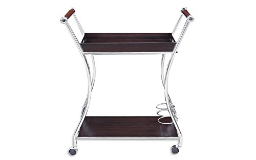 Royaloak Hawai Service Trolley (Silver and Black) : Amazon.in: Home ...