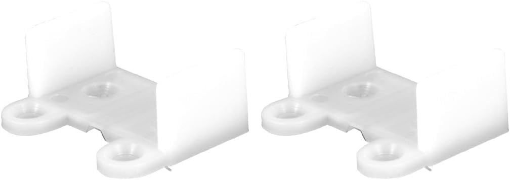 Prime-Line N 6565 Sliding Closet Door Floor Guide, 1-3/8 in. Doors, 3/4 ...