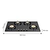 Faber 4 Burner 90cm HOB PRIME HT904 CRS BR CI AI Gas Cooktop