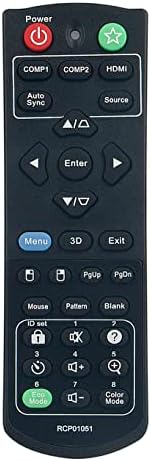 Amazon.com: RCP01051 Replace Remote Control fit for Viewsonic Projector ...