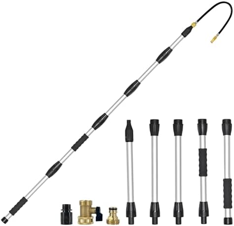 Amazon.com: Buyplus Gutter Cleaning Tools from The Ground, Rain Gutter ...