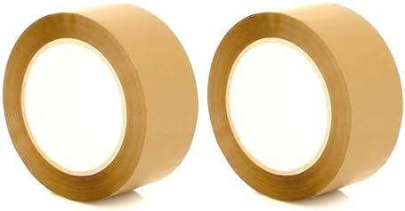 Tidy Fox Brown Cello Tape for Packing, 2 inch (48mm) x 65 mtr, (Pack of ...