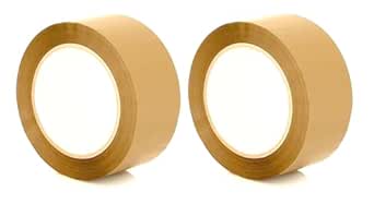 Tidy Fox Brown Cello Tape for Packing, 2 inch (48mm) x 65 mtr, (Pack of ...
