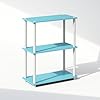 Amazon.com: Furinno Turn-N-Tube 3-Tier Multipurpose Compact Bookcase ...