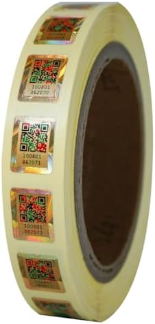 Amazon.com : SWMTJTECH 14 * 18mm Anti-Counterfeiting QR Code Labels ...