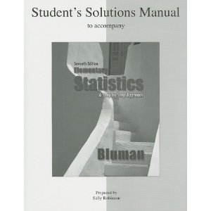 Student Solutions Manual Elementary Statistics 7th (Seventh) Edition ...