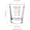 Amazon.com | GLASKEY 2 Pack Shot Glasses Measuring Cup,Espresso Shot ...