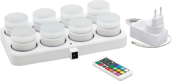 Duni Set mit LED-Kerzen, Mini, mit 8 Stück, Euroshoppingonline : Amazon ...