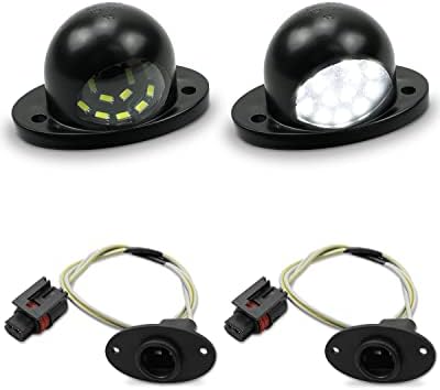 Amazon.com: FACAILAHA LED License Plate Light Tag Lights With Socket ...