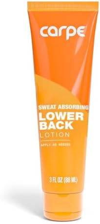 Amazon.com : Carpe Lower Back Sweat Absorber & Butt Sweat Prevention ...